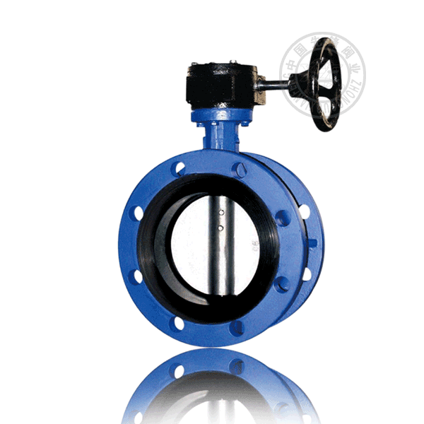 D341X-16C 铸钢涡轮中心垂直蝶板法兰蝶阀-产品展示-上海先锋阀门制造有限公司